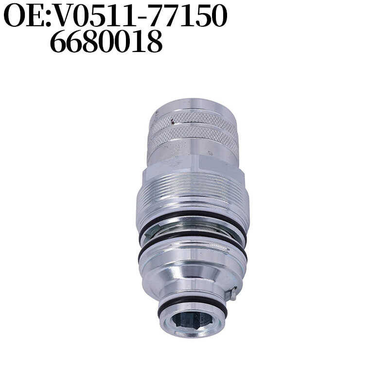 Flat Hydraulic Quick Connector Coupler 6680018 V0511-77150 para sa ...