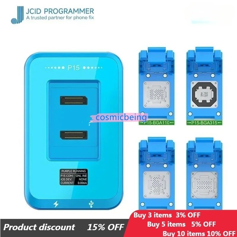 Original New JC P15 Nand Programmer With BGA315 BGA110 BGA70 BGA60 ...