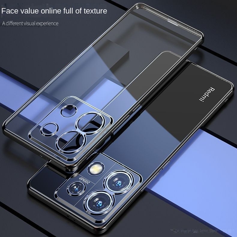 Ultra-thin Plating Silicone TPU Phone Case For Xiaomi Redmi Note 13 Pro ...