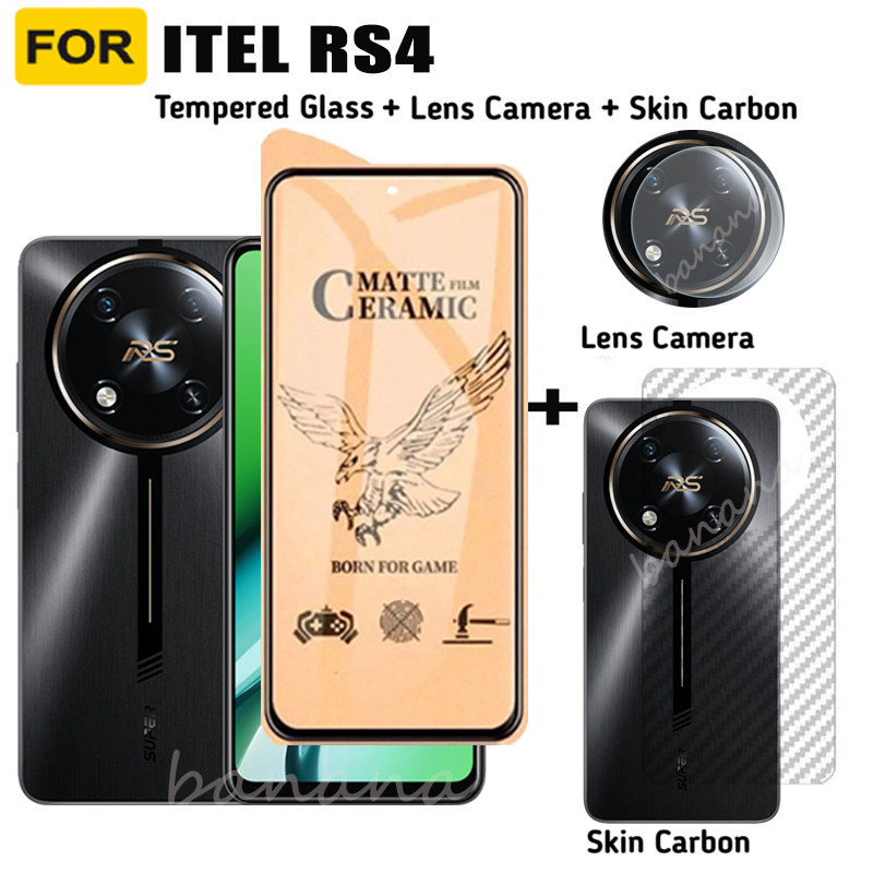 Itel RS4 Tempered Glass for Itel P55 Plus P55 4G 5G A70 S23 S24 R S4 ...