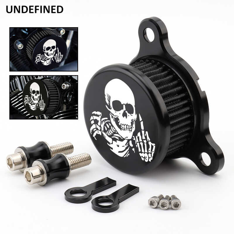 Skull Motorcycle Air Filter, sistema ng intake para sa Harley Sportster ...
