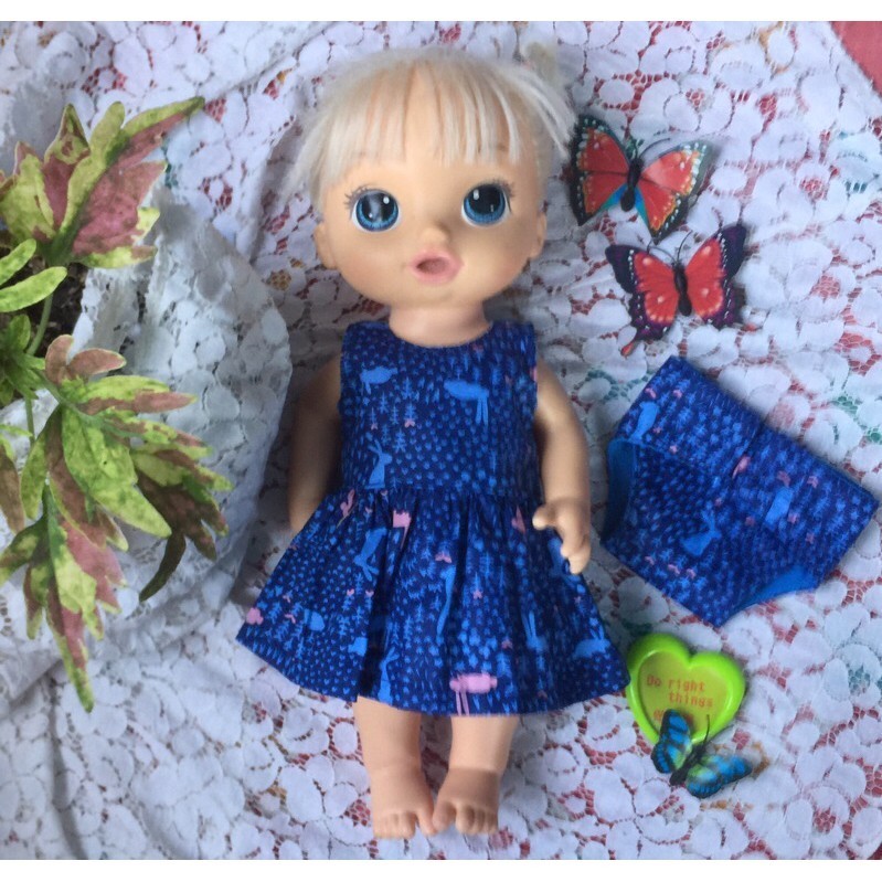 ⭐ ۩ Baby Alive Clothes/ Baby Alive Sunday Dress with Matching Diaper ...