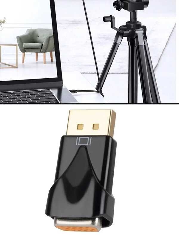 Converter Displayport New To VGA Adapter DP Connection Computer Monitor ...