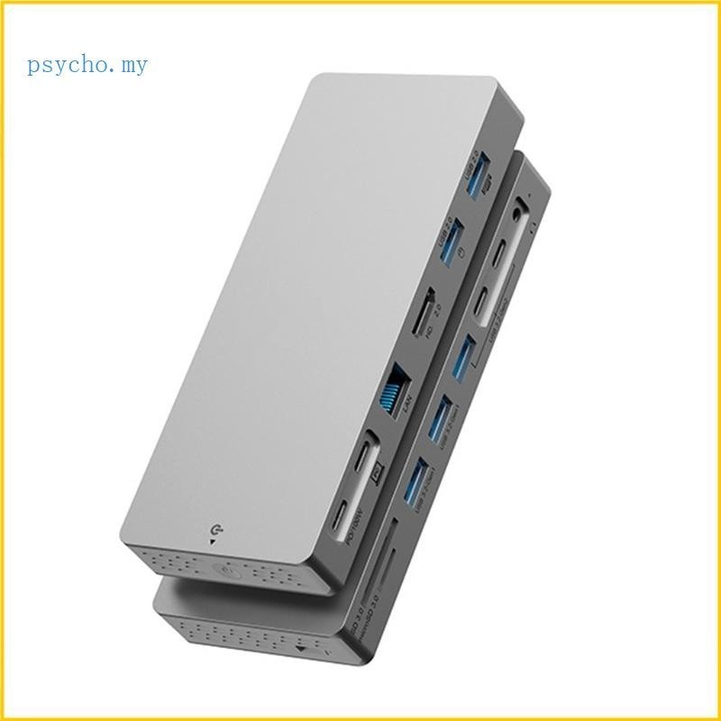 " Psy 14 Port UsbC HUB 4K60hz DisplayPort Multiple Display1000M ...