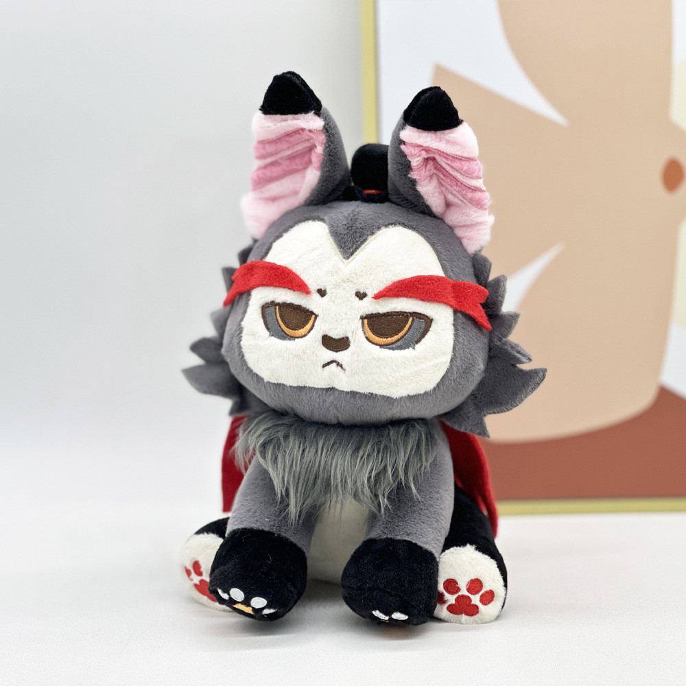 Husk Meow Plush,Hazbin Hotel Stuffed Plush Dolls Gift For Kids Home ...