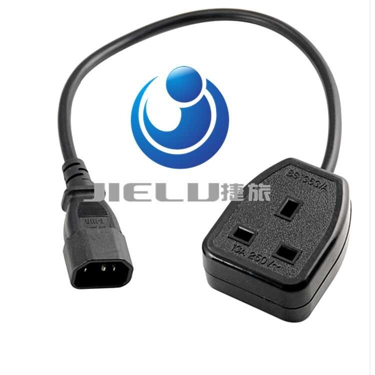 Quality UPS High Power Cable IEC C14 Male Plug Sa UK 13A Female Socket ...