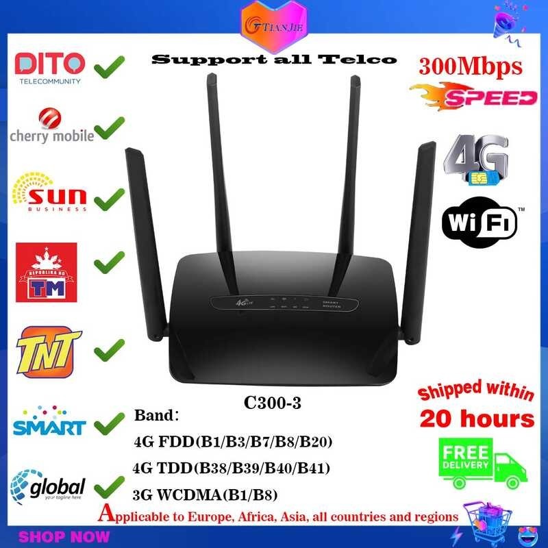 Ang C300 Baguhin Unlocked Data WIFI CPE 4G LTE Modem Router Home ...