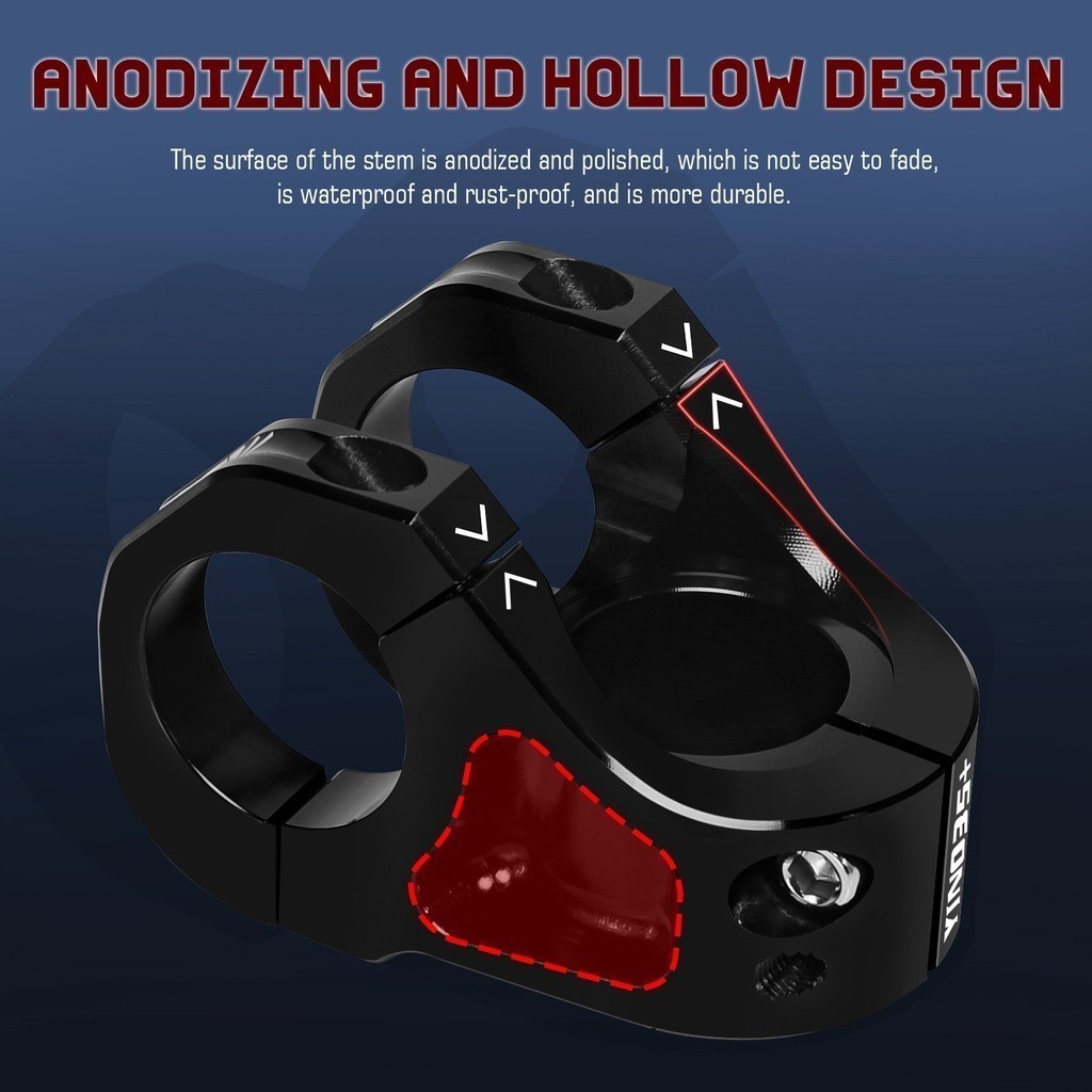 BUCKLOS 35mm Bike Stem CNC Aluminium Alloy Short Handle Stem Light ...