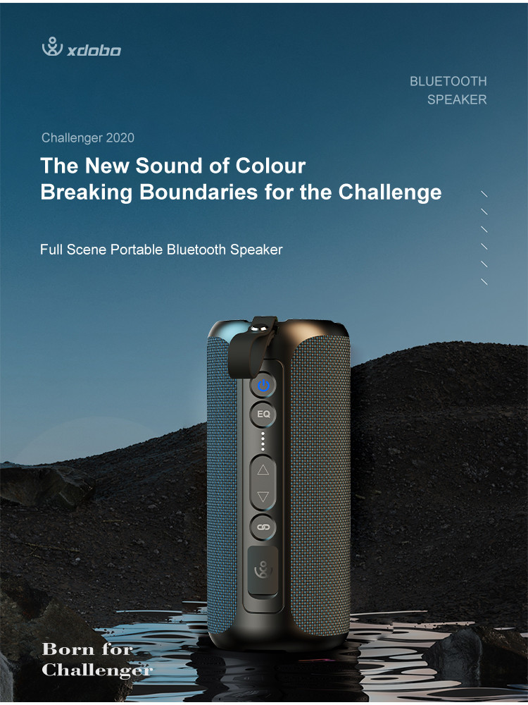 XDOBO SINOBAND Challenger 40W Wireless Speakers Dazzle Light Bass ...