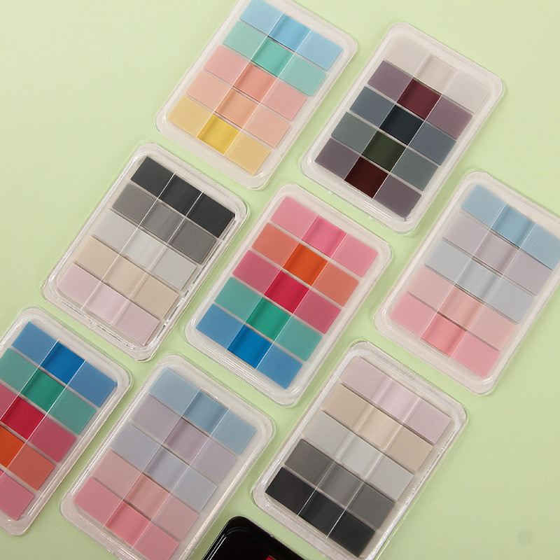 100 Pcs Page Markers Morandi Sticky Note Tabs Colored Writable And ...