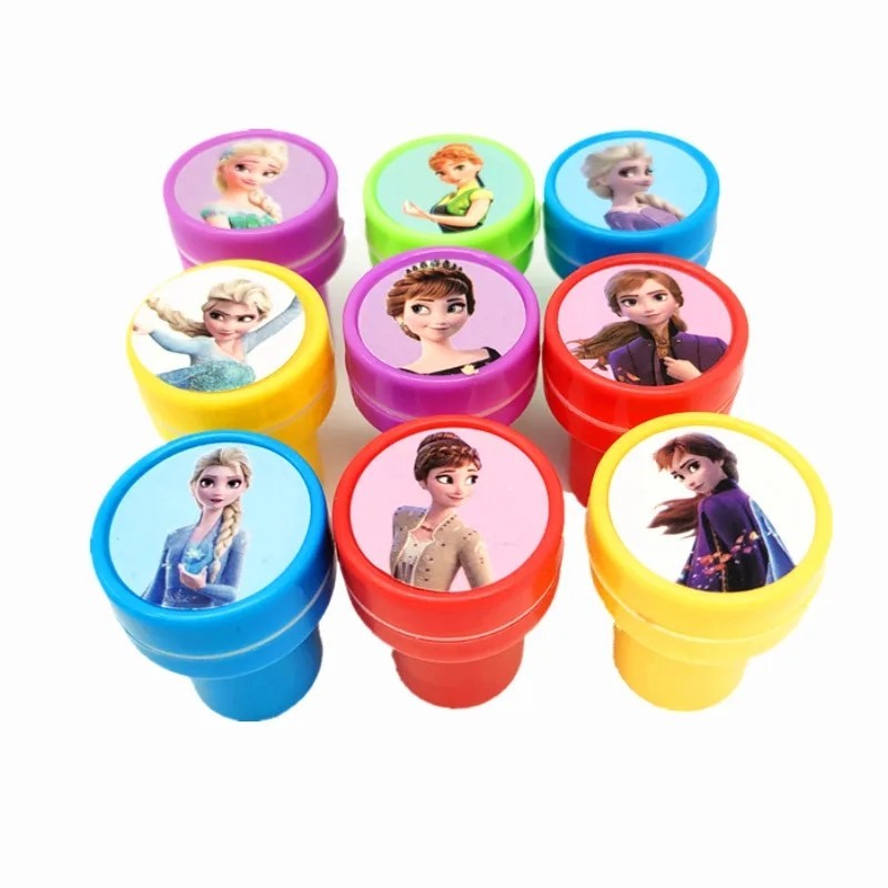 10PCS Disney Frozen Elsa Kids Stamp Party Gift Princess Anna Elsa Stamp ...