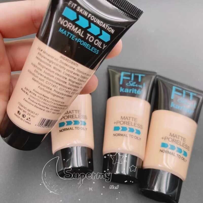 COD New karite fit me skin matte + poreless normal to oil foundation 4 ...
