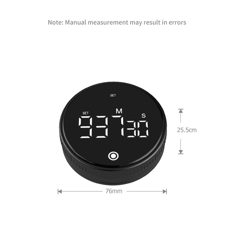 Magnetic Stopwatch LED Digital Display Timer Kitchen Study Countdown ...