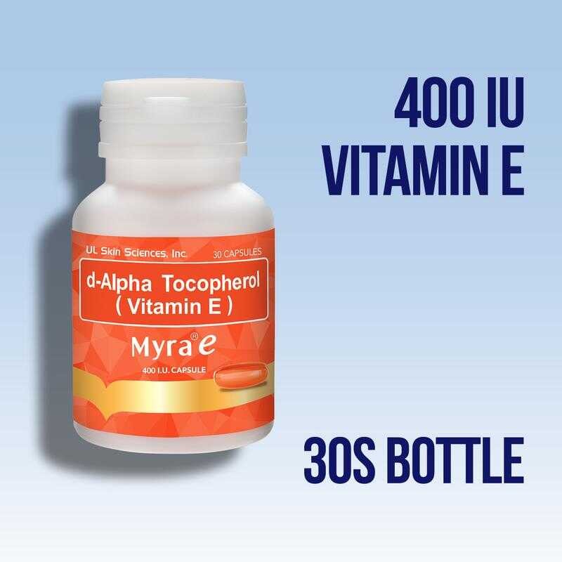 Myra E 400 I.U. 30S Bottle (D-Alpha Tocopherol - Vitamin E) | Shopee ...