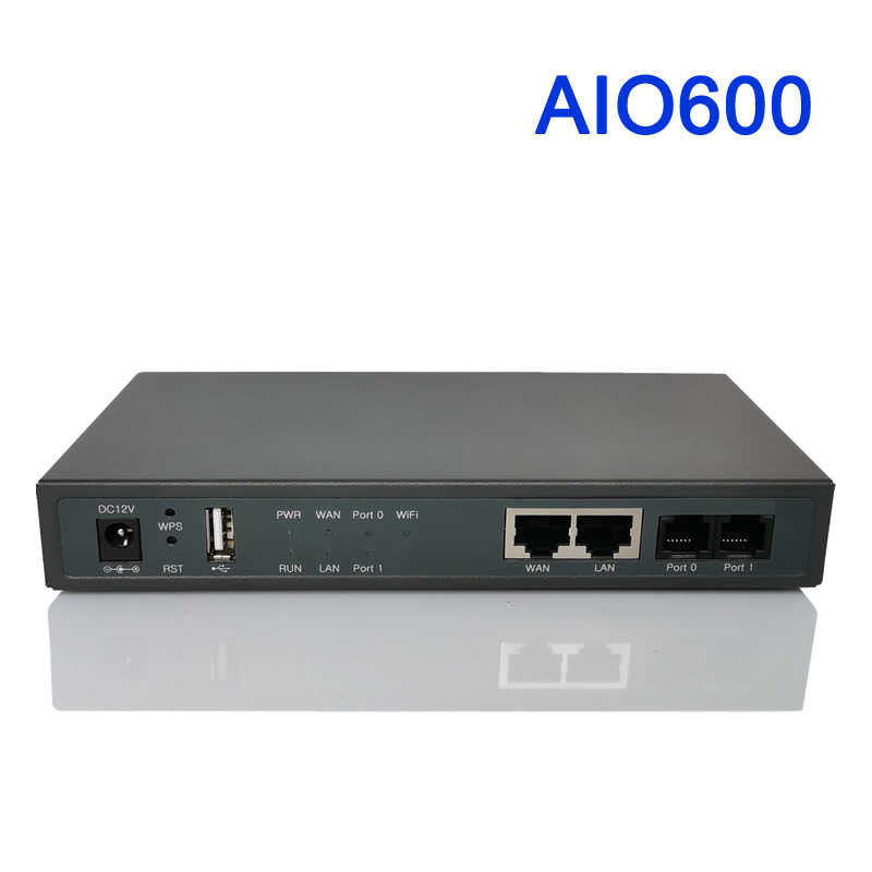 Network IP telephone switch AIO 600 call recording IVR automatic voice ...