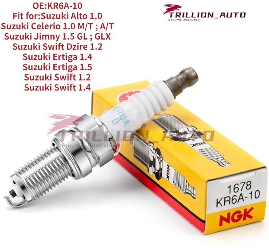 4pcs spark plug foralto / celerio / ertiga / jimny / swift / swift ...