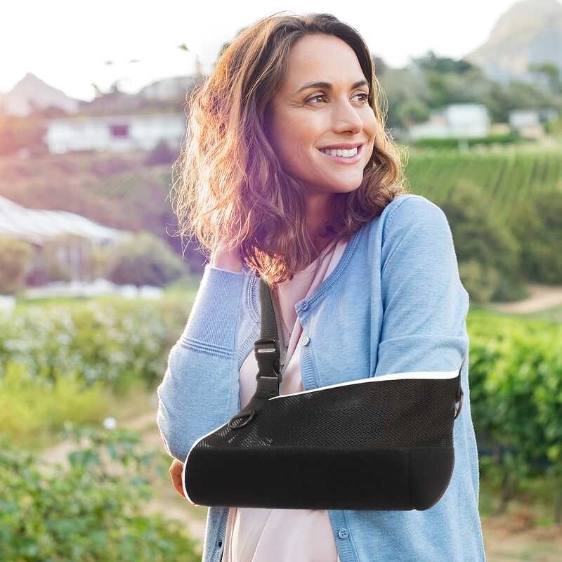 LY Adjustable Fracture Arm Sling Elbow Wrist Injury Arm Sling Shoulder ...