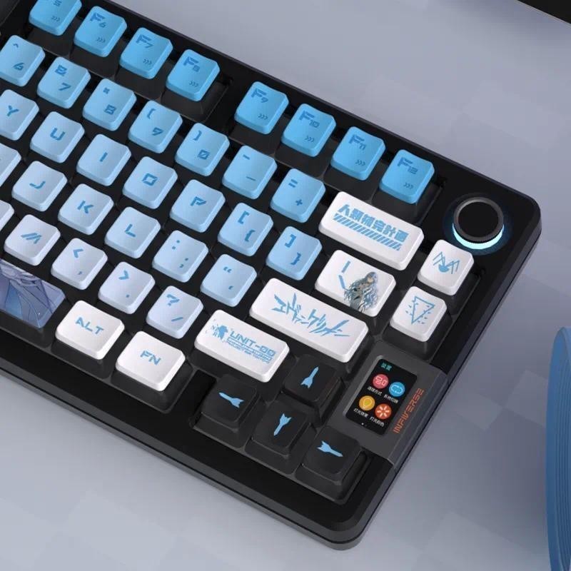 EVA Pokemon Gengar Pudding Keycap OEM Profile PBT EVA Asuka Kuromi ...