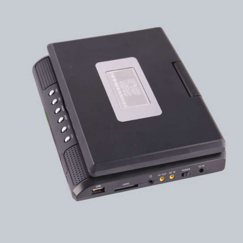 7.8-inches DVD Player 270 Degree Rotating Widescreen CD Player Portable ...