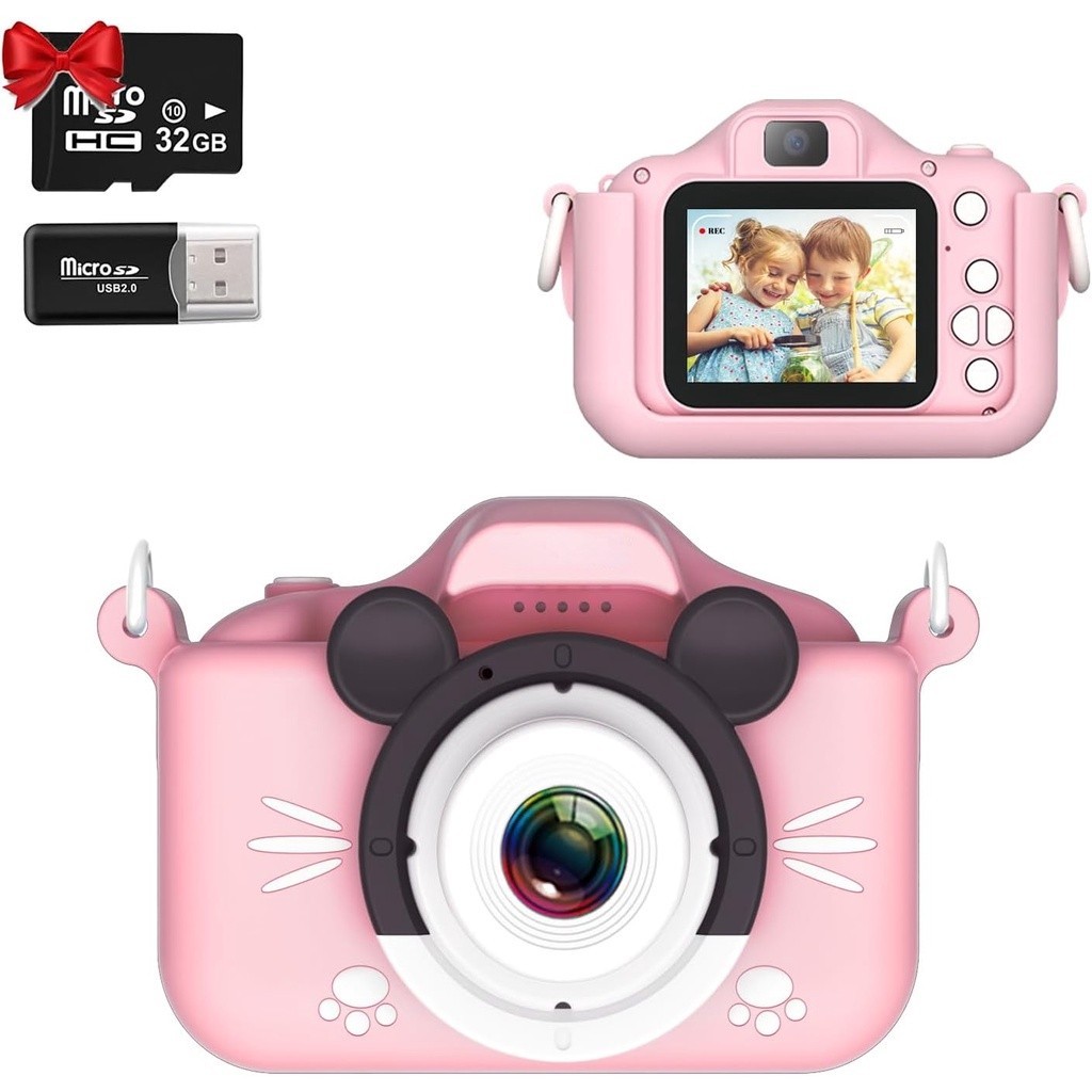 Kids Camera, 1080P Kids Digital Camera with 32GB TF Card,Unicorn Camera ...