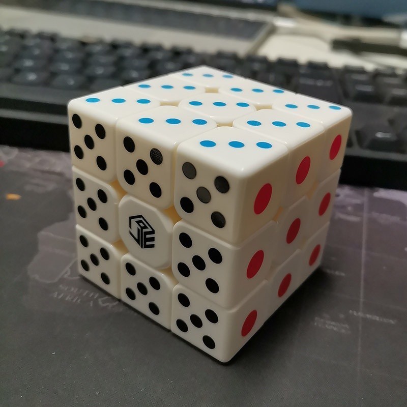 JIER 3x3 Dice Shape Speed Cube 3x3x3 Sudoku Magic Cube Stickerless 56mm ...