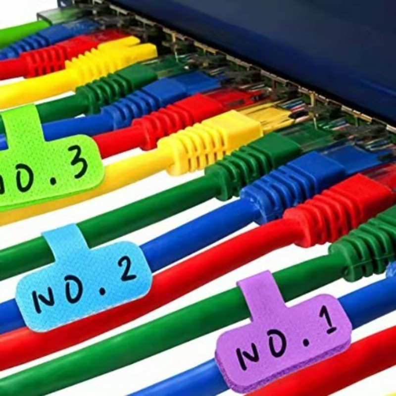 240Pcs Cable Labels Tags - Waterproof, Self Adhesive, Tear Resistant ...