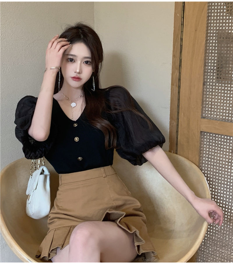 Modern Filipiniana Top Casual Plain Eyelet Embroidery Pearl Buckle ...