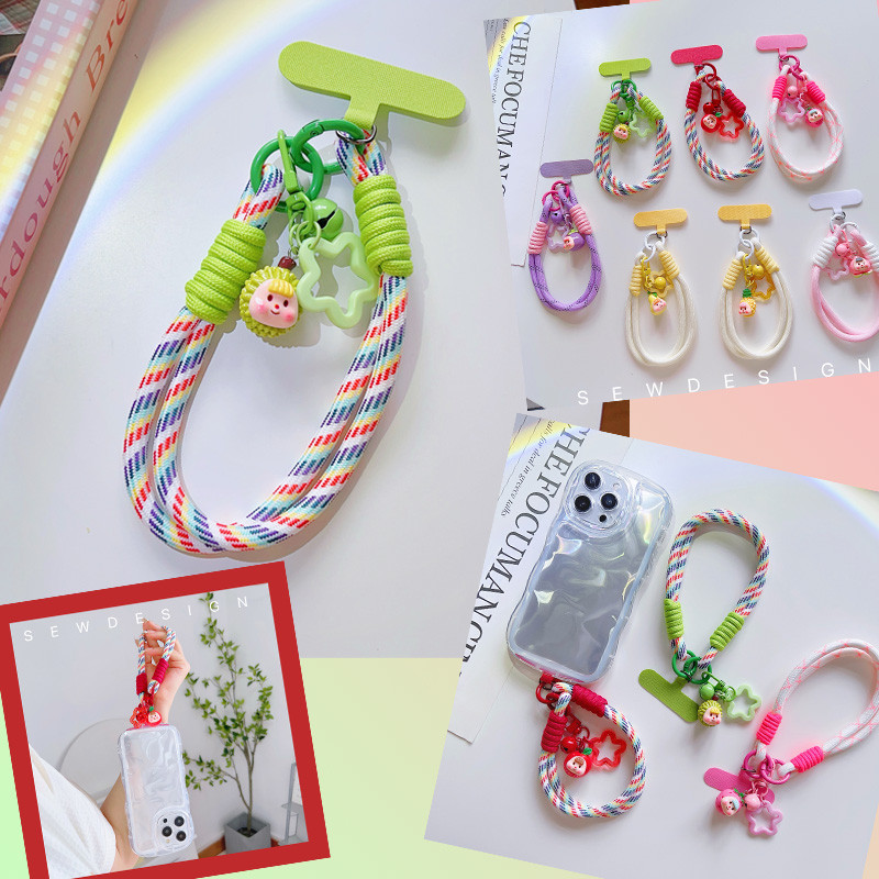 With Bell Pendant Cell Phone Strap Hanging Decoration Can Be Carried ...