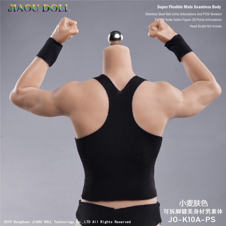 1: 6 Soldier Lan New Style Muscle Shape Bodybuilding Male Body Painting ...
