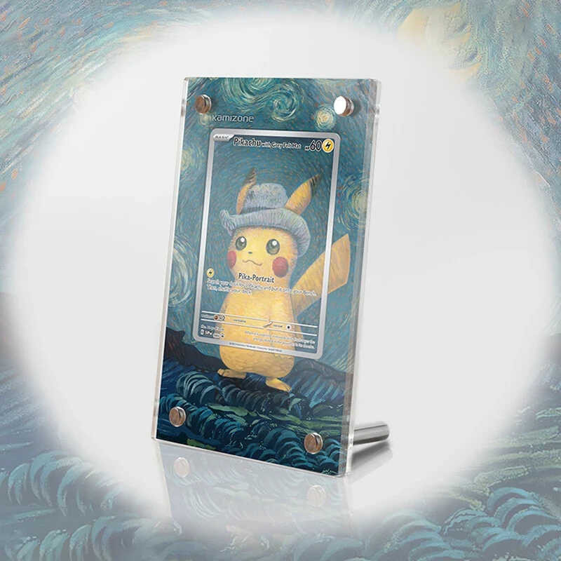 Card Brick Photo Frame Van Gogh Museum Pikachu Charizard Acrylic Card ...