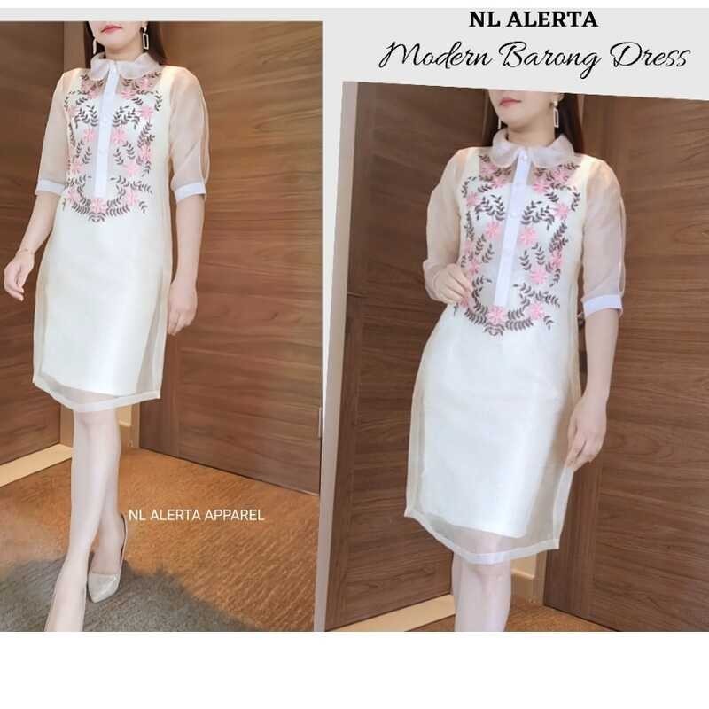 MODERN FILIPINIANA BARONG damit para sa mga babae | Shopee Philippines