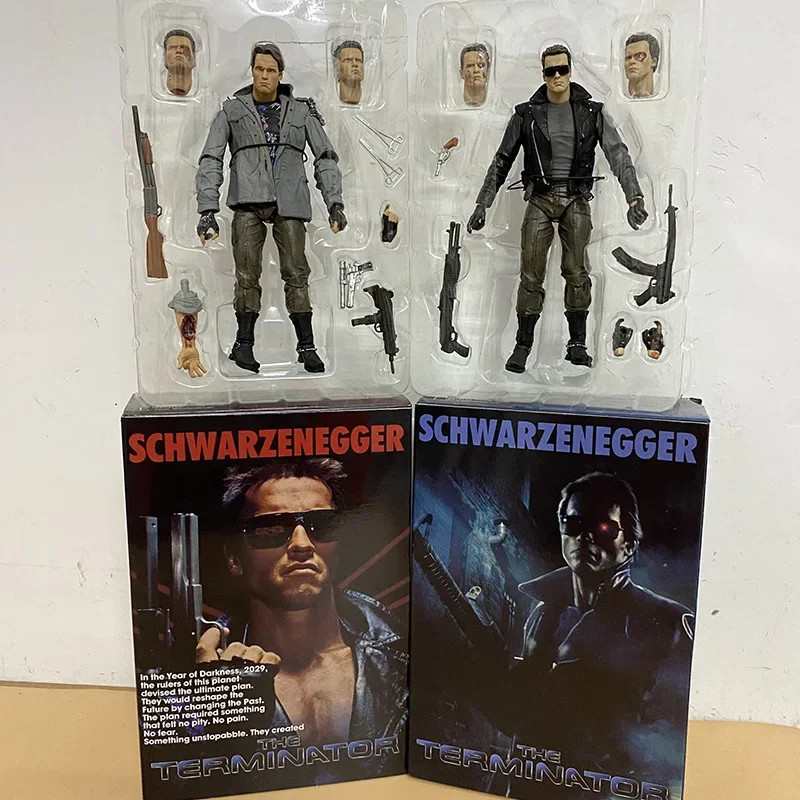 NECA Terminator T800 Arnold Police Department Edition 7-inch Movable ...