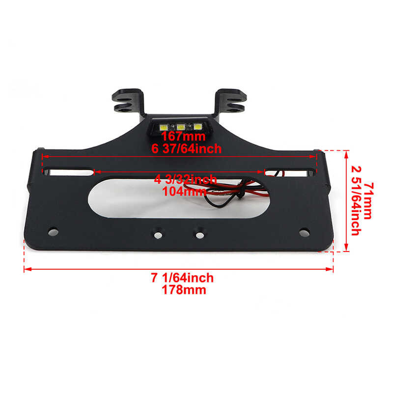 Para Kay Yamaha YZF R7 Mt-07 Mt07 2021 2022 2023 2024 Motorcycle Rear ...