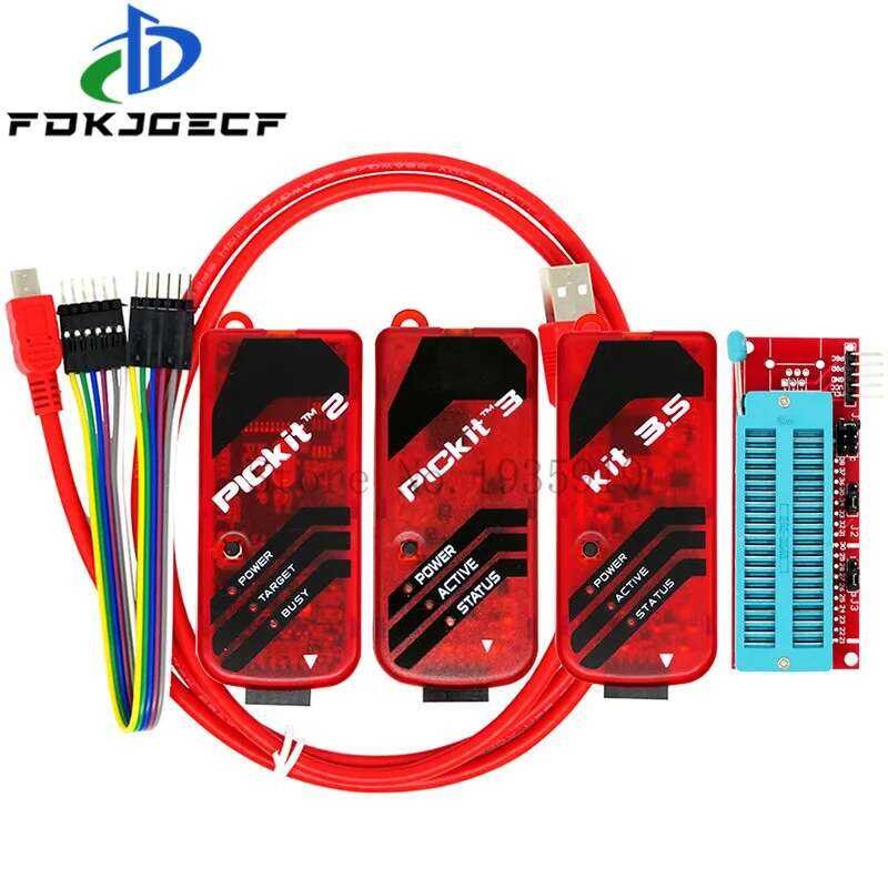 Pickit2 Pickit3 Pickit3.5 + PIC Icd2 Pickit 2 3 PICKIT 3.5 Programming Adapter Universal P ...