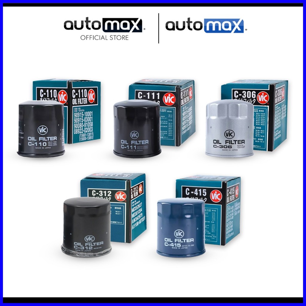 VIC Oil Filter C415 for Mitsubishi Lancer, MirageG4, Adventure Gas ...