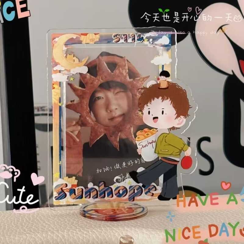 Self-Made 5114 New Sun Yingsha Acrylic Card Insertion Card Standing ...