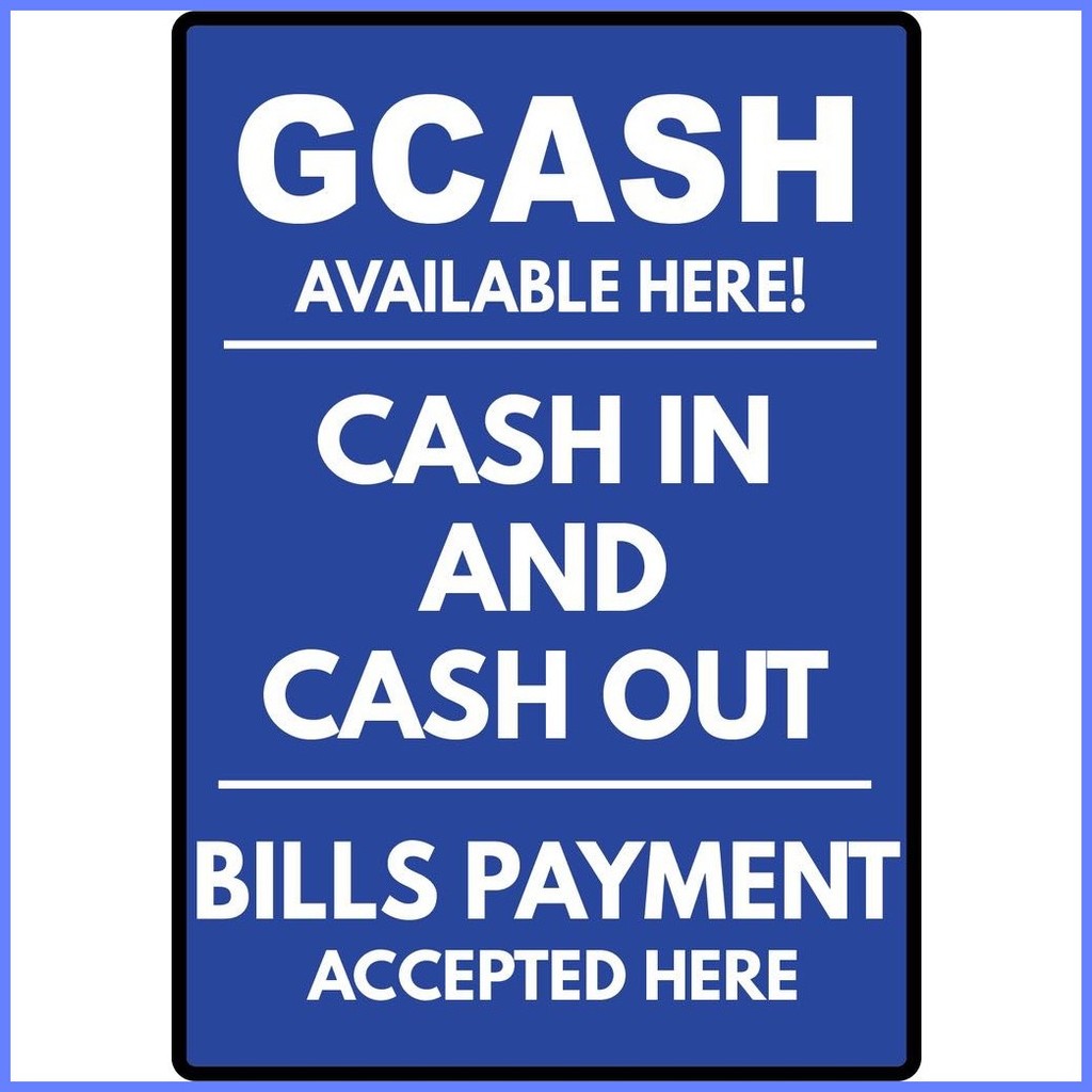 ⚾︎ ஐ PVC/LAMINATED SIGNAGE GCASH/LOAD AVAILABLE HERE/ - A4 Size high ...