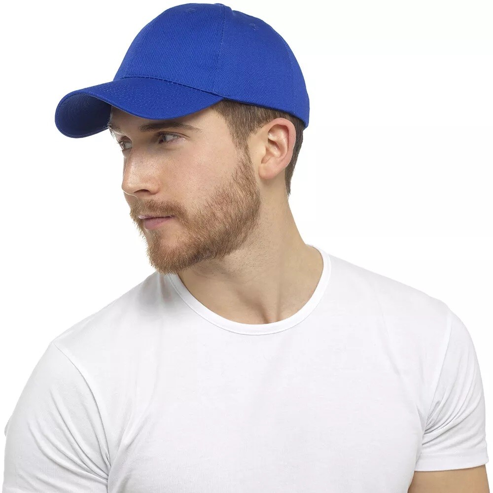OW Polo Style Visor Caps Plain Solid Baseball Cap Strap Back Adjustable ...