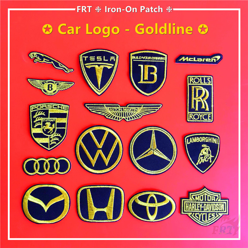 in stock Car Logo - Goldline Series 06 Iron-On Patch 1Pc BMW / Benz ...