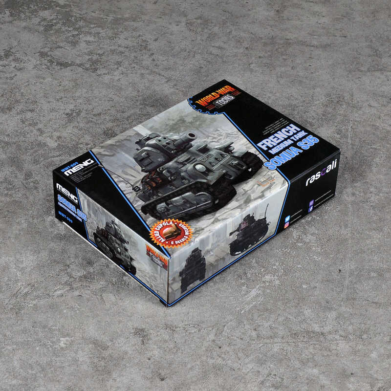M E G Plastic Assembly Model W T French Soma S Tank Q Edition Cartoon ...