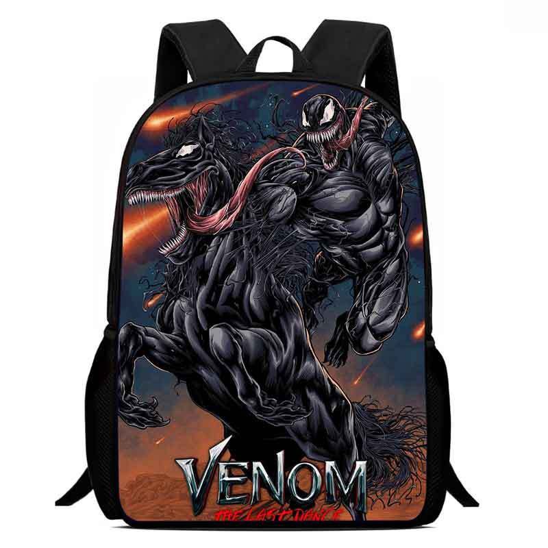 Venom Backpack Three Piece Set Elementary School Bag Cartoon Peripheral ...