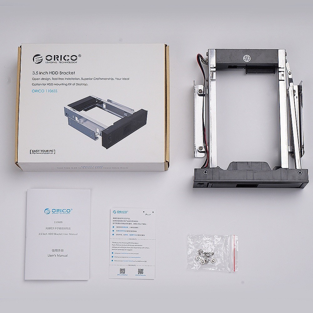 ORICO 3.5 inch HDD Frame Mobile Rack Internal HDD Case CD-ROM Space ...