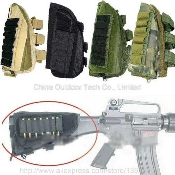 High Quality Outdoor Hunting Accessory Airsoft Rifle Stock Pouch Bag ...