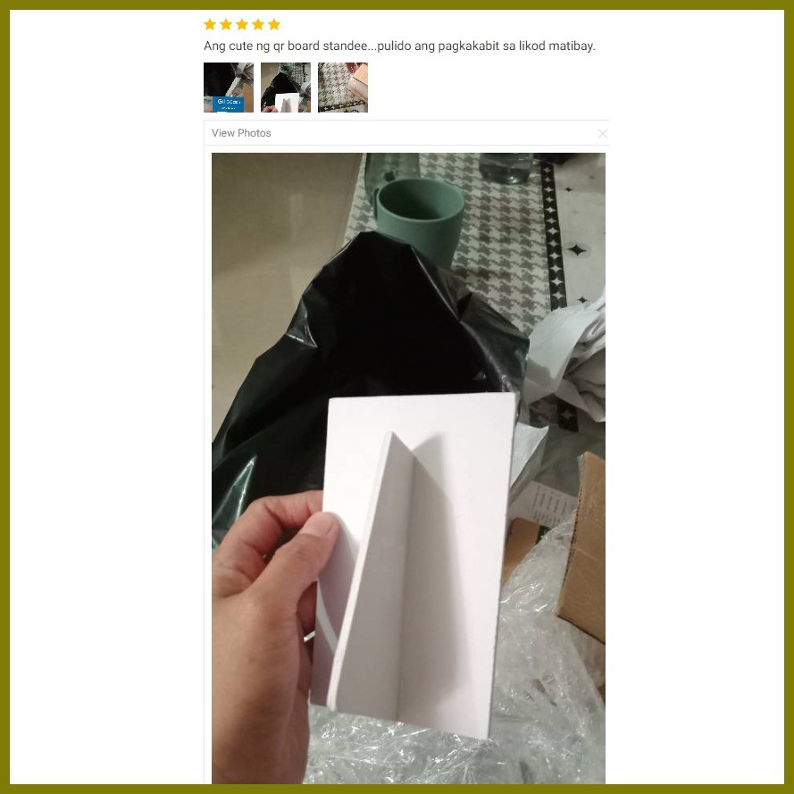 ⭐ Waterproof Blank No QR Gcash Maya BDO BPI Gotyme and other banks ...