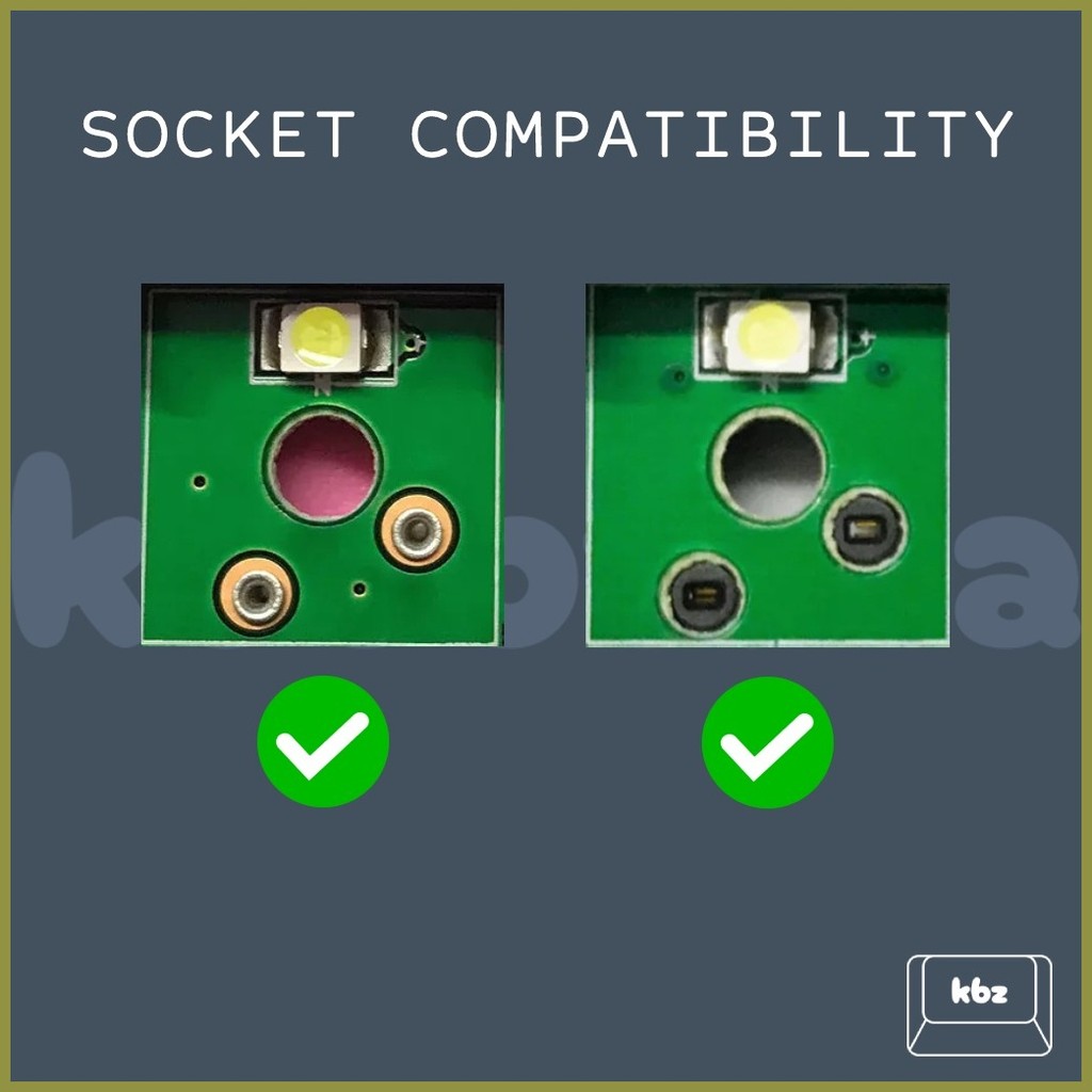 MMD Holy Panda Tactile Switch Mechanical Keyboard Switch SMD LED 3 pin ...