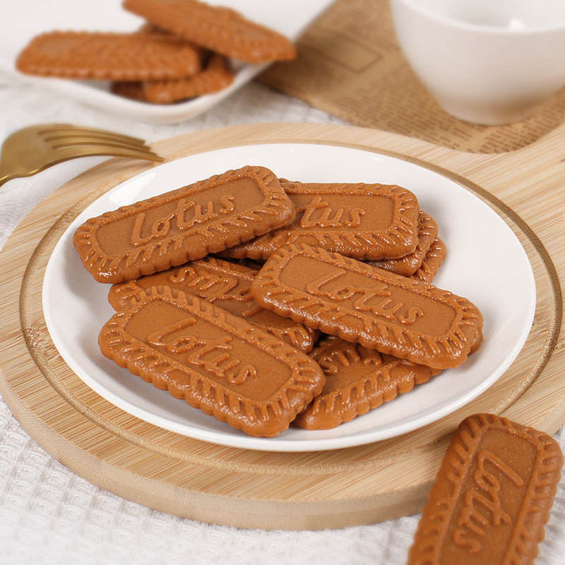 【40 Styles】Artificial Biscuit Models Fake Chocolate Cookie PVC Lifelike ...