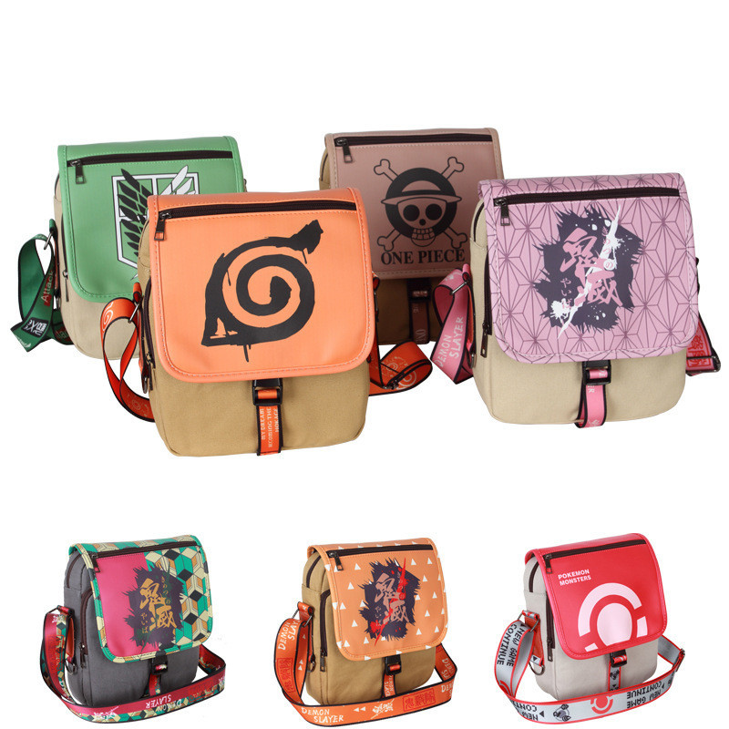 Anime Peripheral Shoulder Bag Attack One Piece Naruto Totoro Demon ...