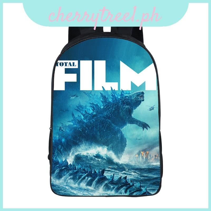 Stylish Students Godzilla Backpack With Premium Nylon Construction And ...