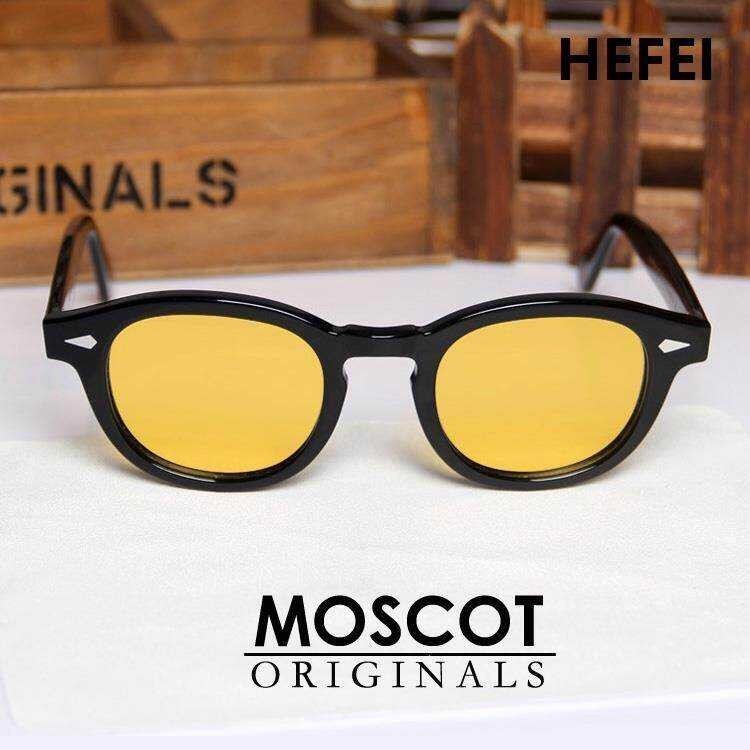 NEW Moscot Lemtosh High Polarized Yellow Sunglasses Glasses Men's And ...