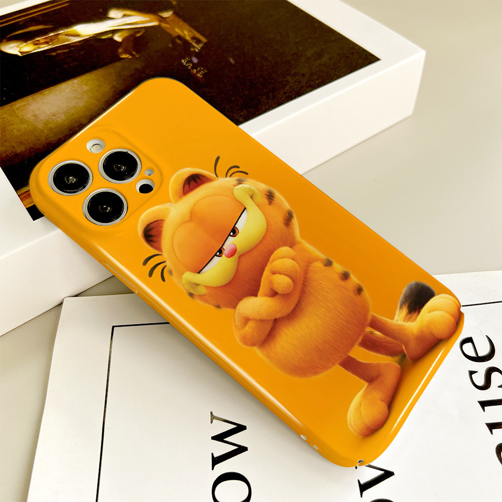Phone Case Funny Garfield Cat For Apple iPhone 14 11 15 13 12 Plus Pro ...